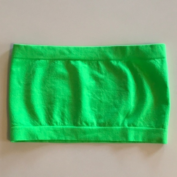So Nikki | Shirts & Tops | So Nikki Girl Neon Green Tube Top | Poshmark